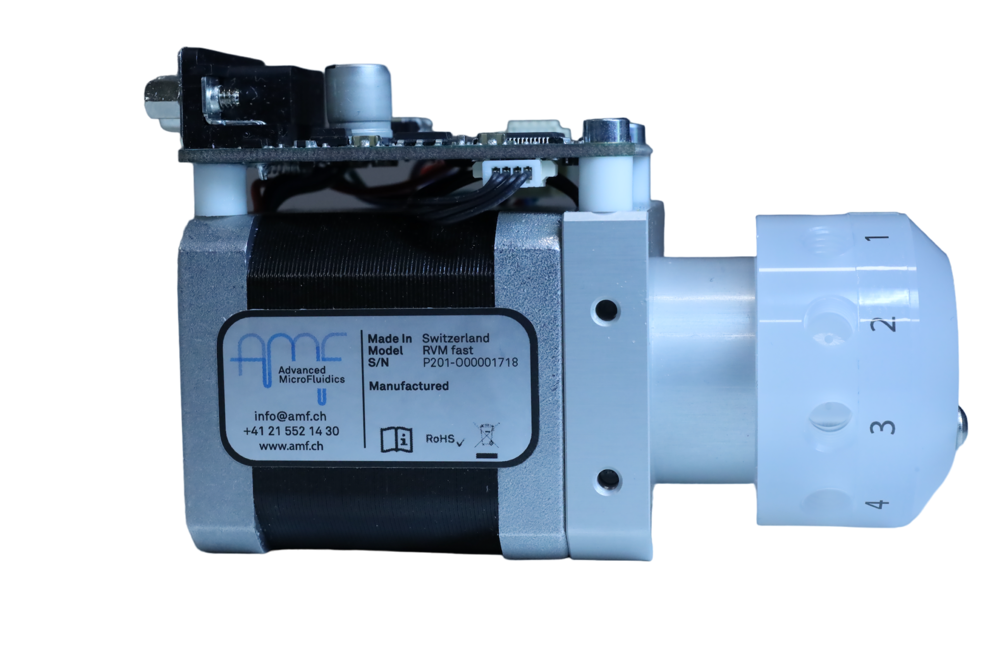 Advanced Industrial Microfluidic Rotary Valve - RVM | AMF