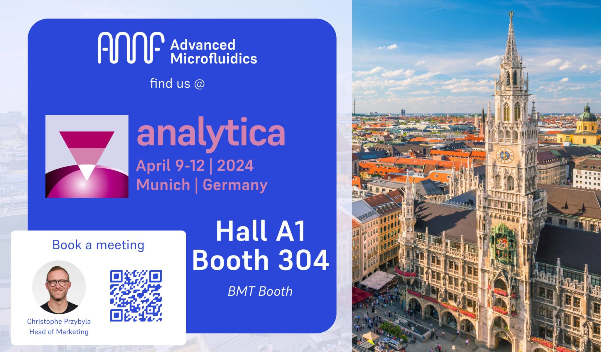 Explore Advanced Microfluidics at Analytica Munich 2024